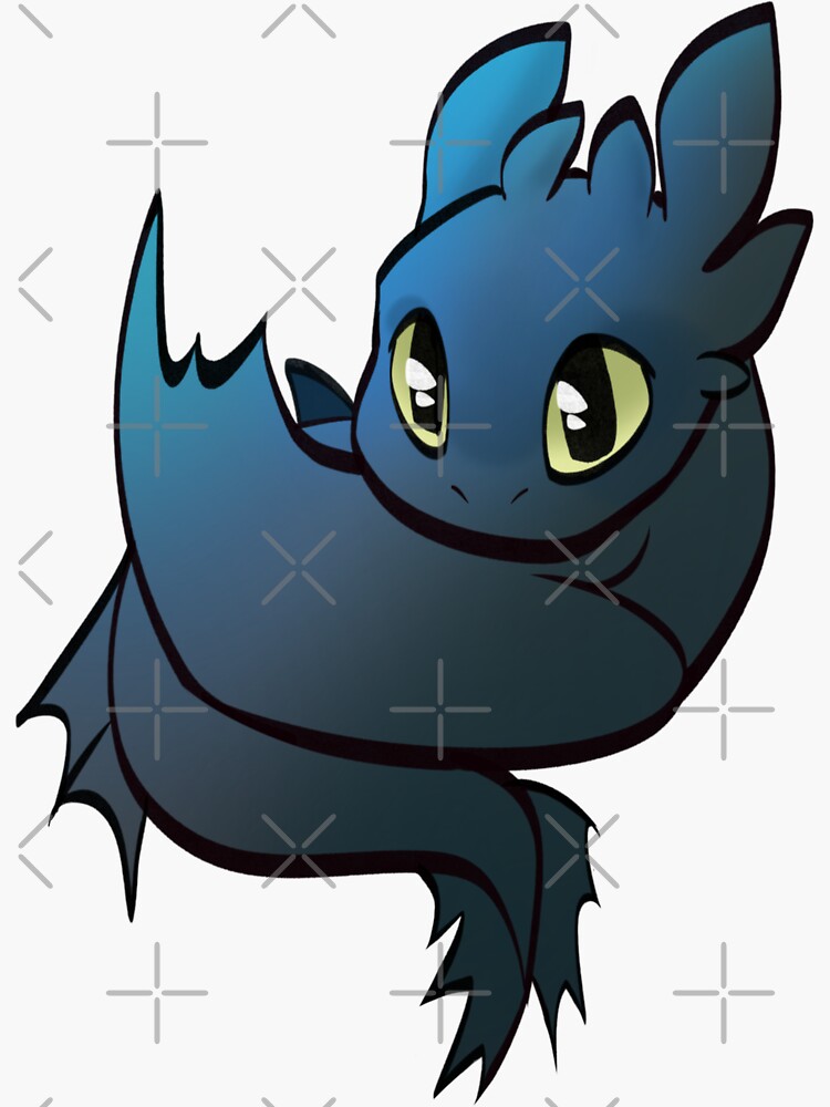"Cutie Night Fury" Sticker for Sale by leximaahs | Redbubble