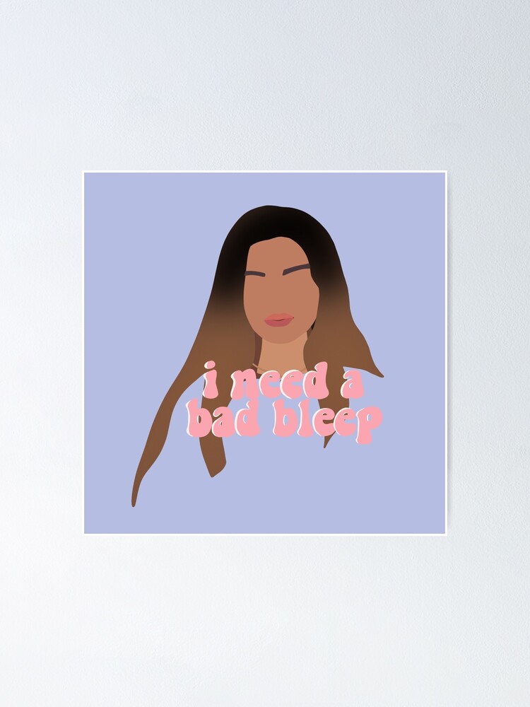 "Addison Rae I need a bad bleep" Poster for Sale by ashiedesigns ...