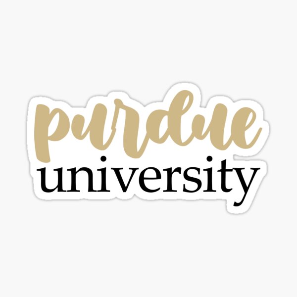 "Purdue University" Sticker for Sale by kayleeoconnor | Redbubble