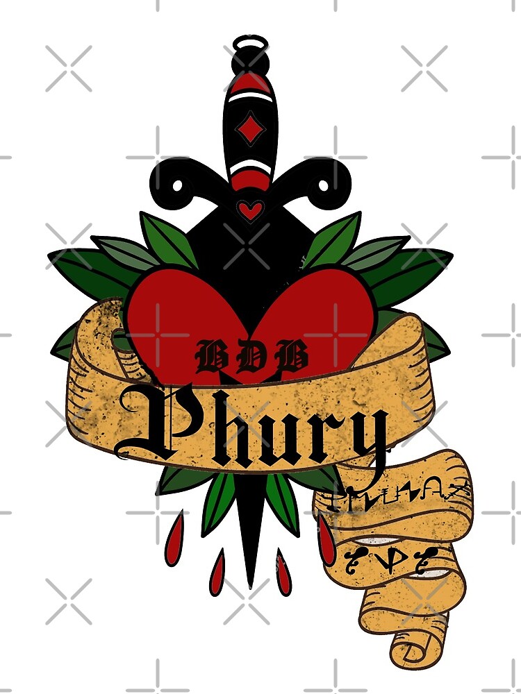 "the black dagger brotherhood phury" Drawstring Bag for Sale by ...