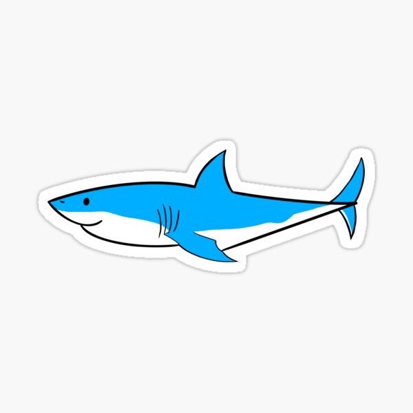 "Blue shark" Sticker for Sale by 9VaniaStein9 | Redbubble