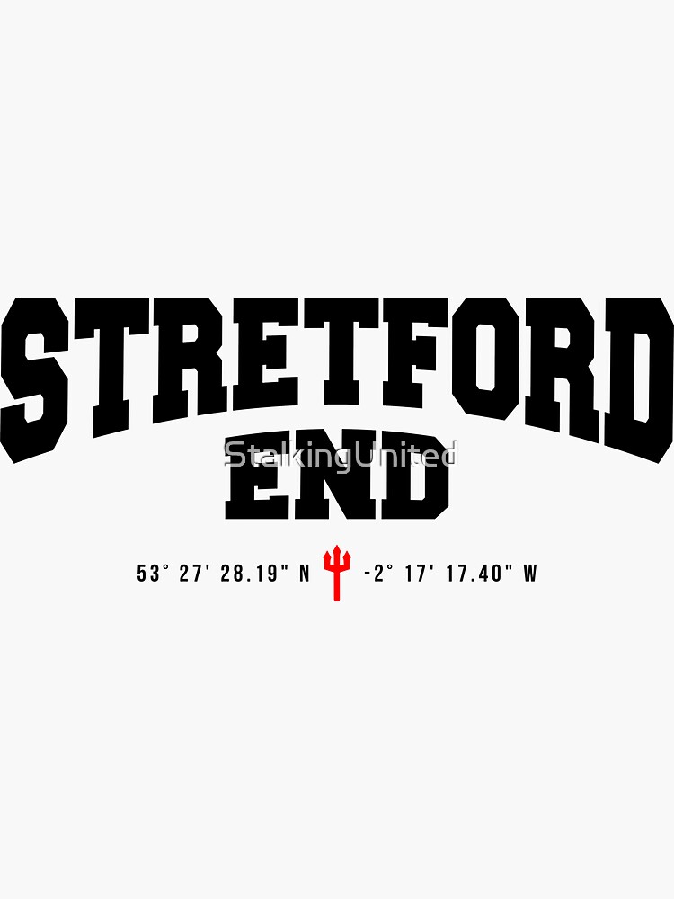 Stretford End Logo Stretford End Art Prints For Sale | Redbubble