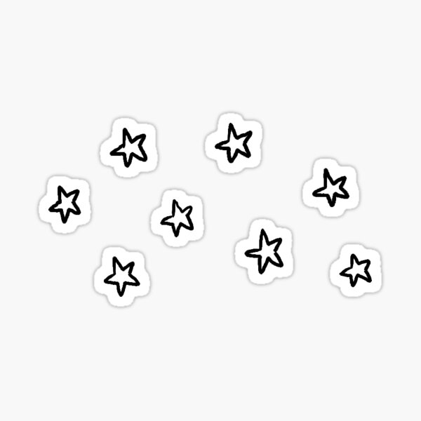 "imperfect stars sticker pack" Sticker for Sale by StickersByEsha ...