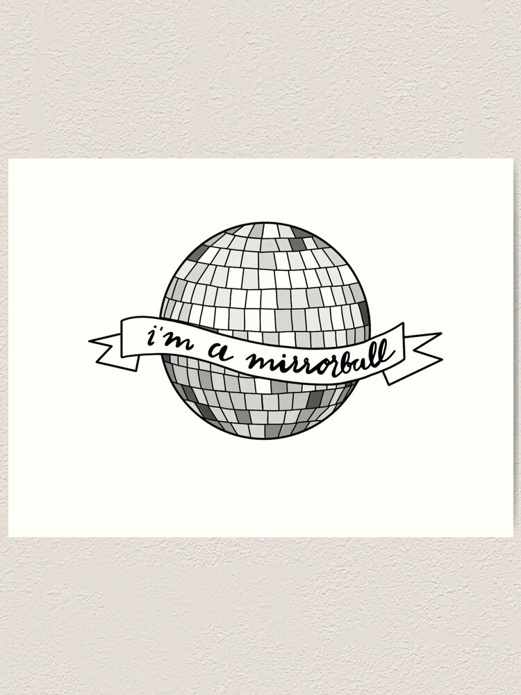 Art & Collectibles Prints Digital Prints Mirror Ball Shining Shimmering ...