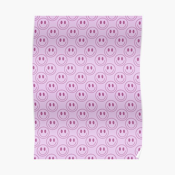"LILAC SMILEYS" Poster by Glossypop | Redbubble
