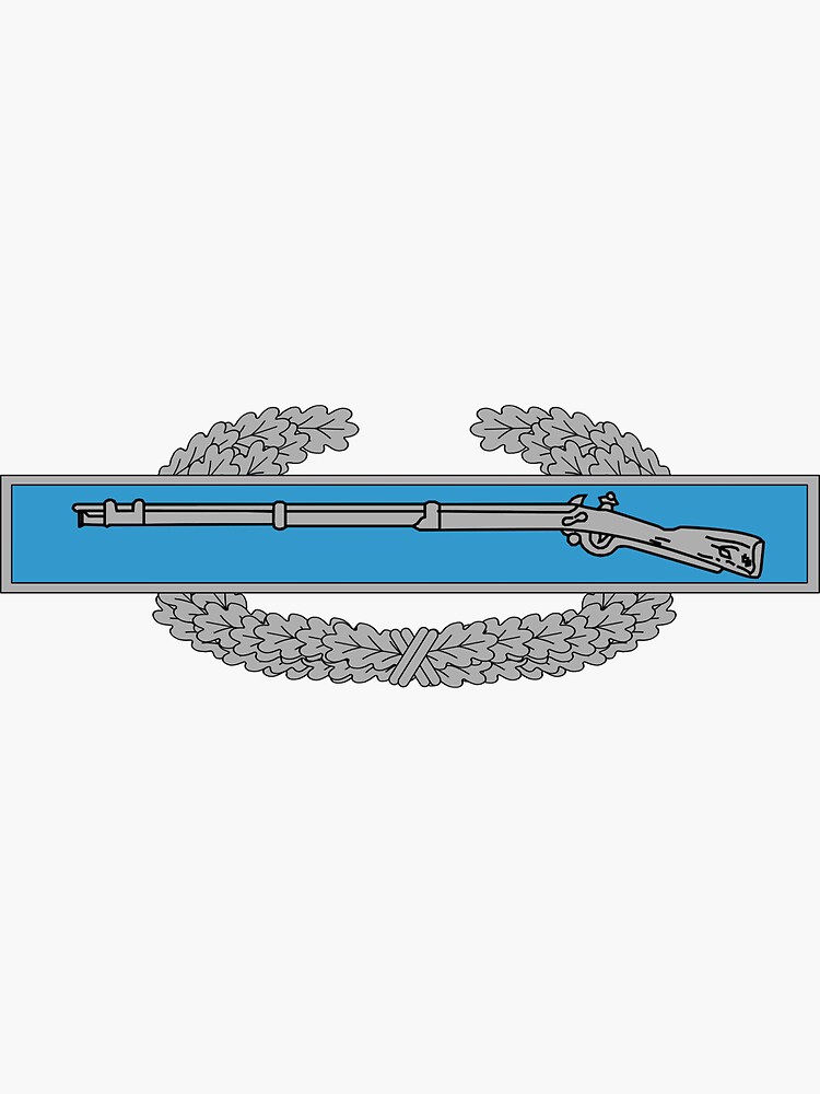 "Combat Infantry Badge" Sticker for Sale by ValorousVince | Redbubble
