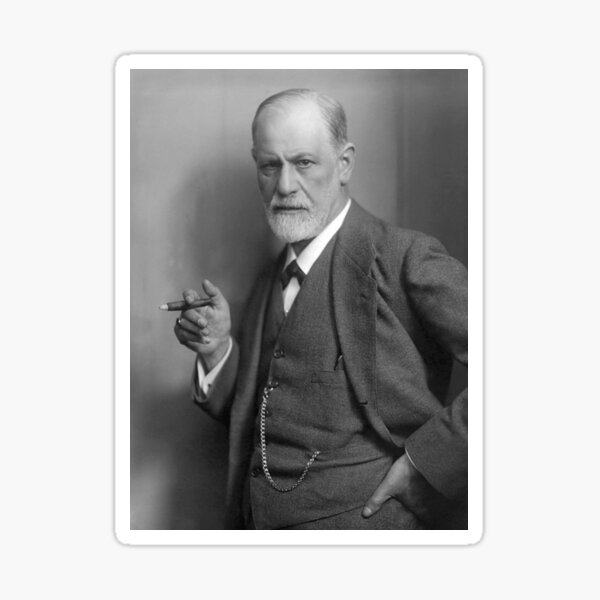 "Sigmund Freud" Sticker for Sale by icon-oclast | Redbubble