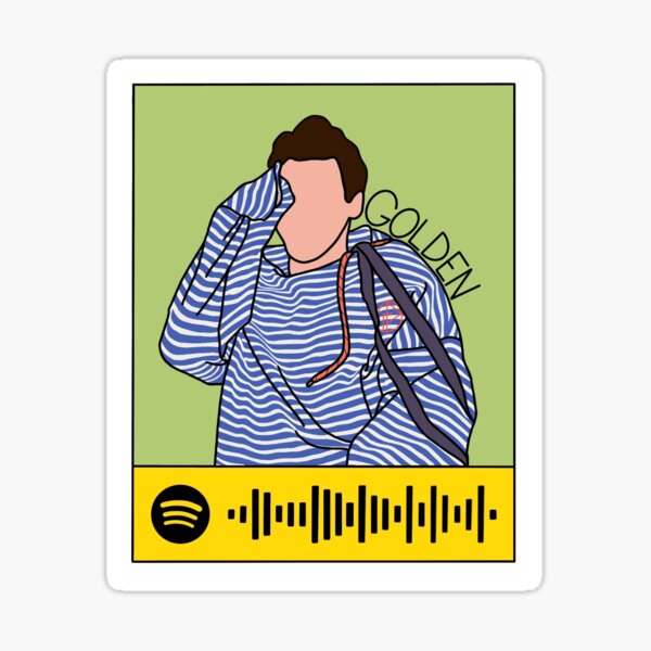 Regalos y productos: Golden Harry Styles Spotify Code | Redbubble