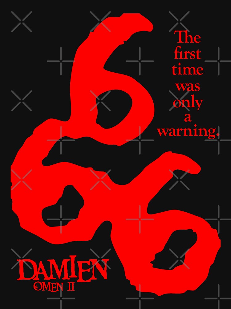 "Damien OMEN II - 666" Unisex T-Shirt by DCdesign | Redbubble
