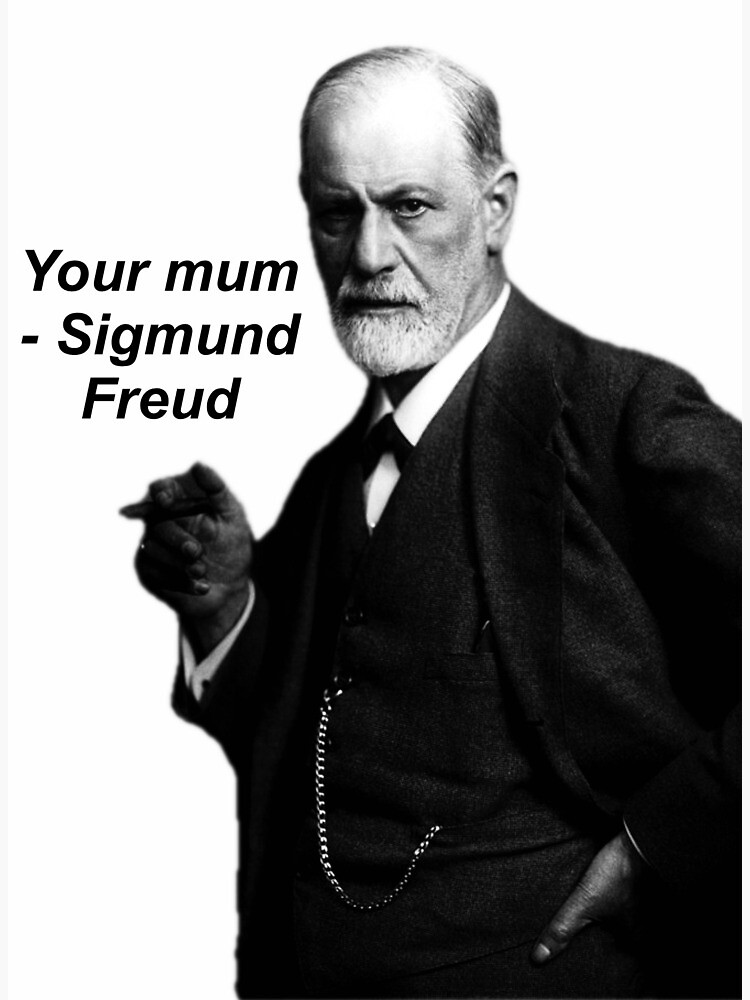 Freud Memes Your Mum Sigmund Freud Meme" Mask For Sale By NeuroNotes