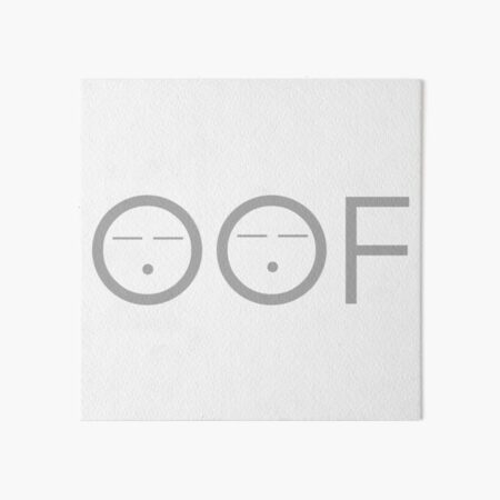 "OOF Stones Meme" Art Board Print for Sale by twicetrader | Redbubble