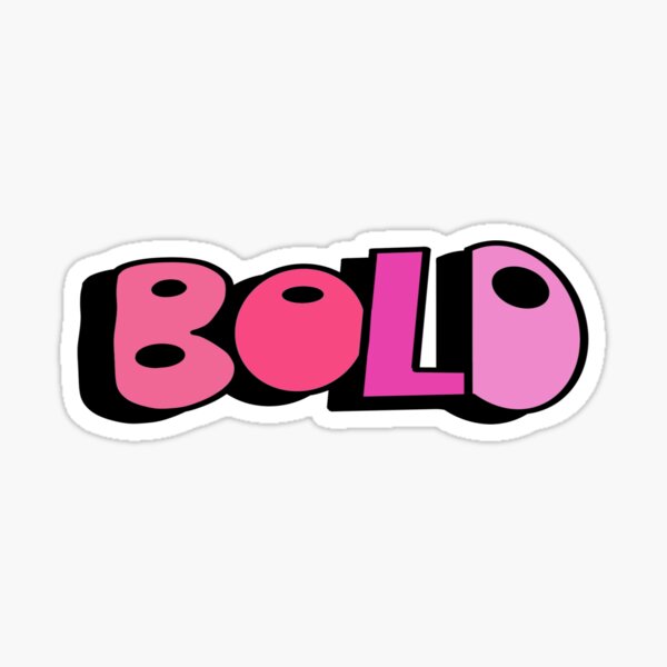 "Bright BOLD" Sticker by RERdesigns | Redbubble
