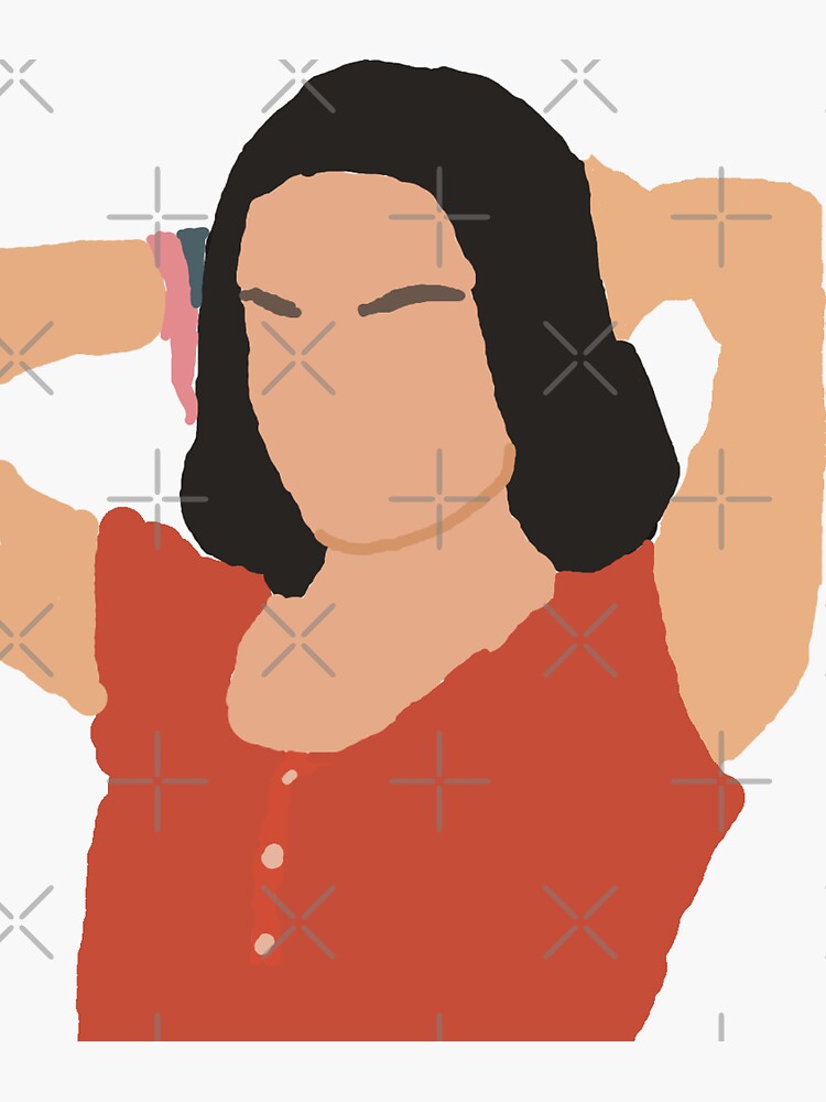 "Avani drawing!" Sticker by Sarina-Saira | Redbubble