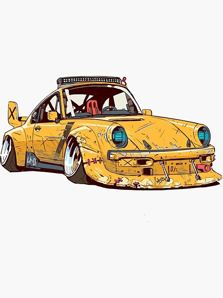 "RWB" Sticker by jickehanse | Redbubble