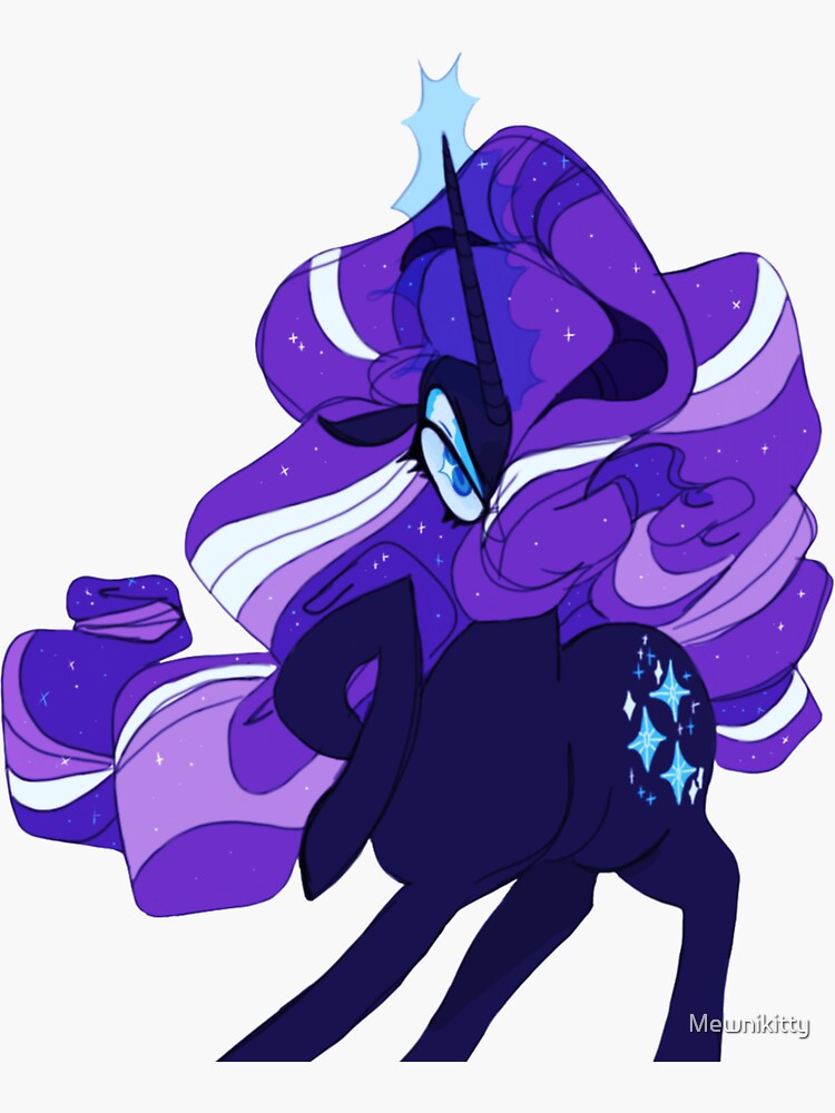 "Nightmarity " Sticker for Sale by Mewnikitty | Redbubble