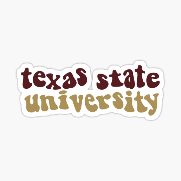 "groovy texas state" Sticker for Sale by nadiasoufi | Redbubble