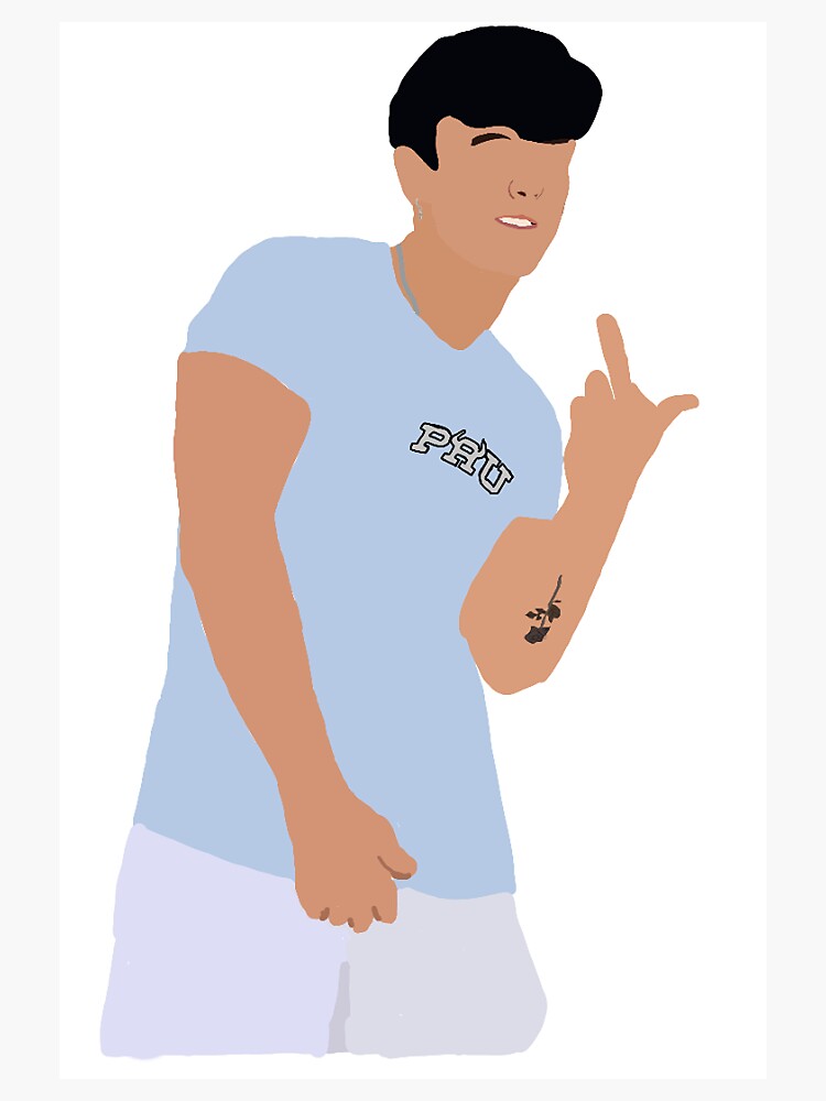 "Bryce Hall (PartyAnimal)" Magnet von swaybaby | Redbubble