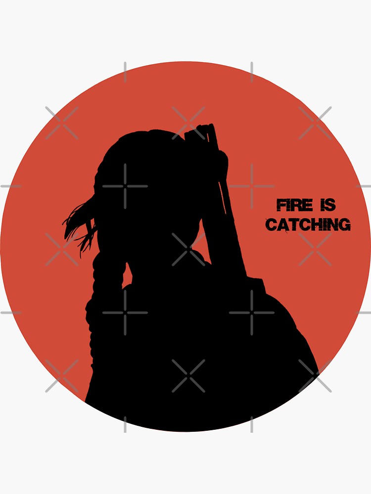 "The Hunger Games: Fire is Catching " Sticker for Sale by alexandra755 ...