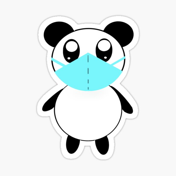 "Safe Panda" Sticker for Sale by LilChimmy | Redbubble