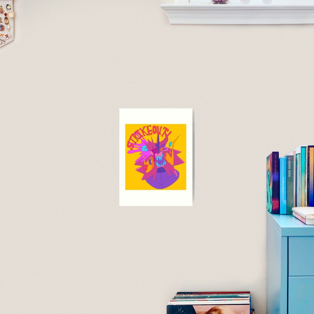 "Draxum Strikeout" Art Print for Sale by Mewnikitty | Redbubble