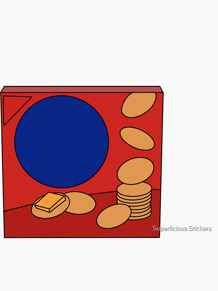 "Ritz Cracker" Sticker by DoodlesByCloudy | Redbubble