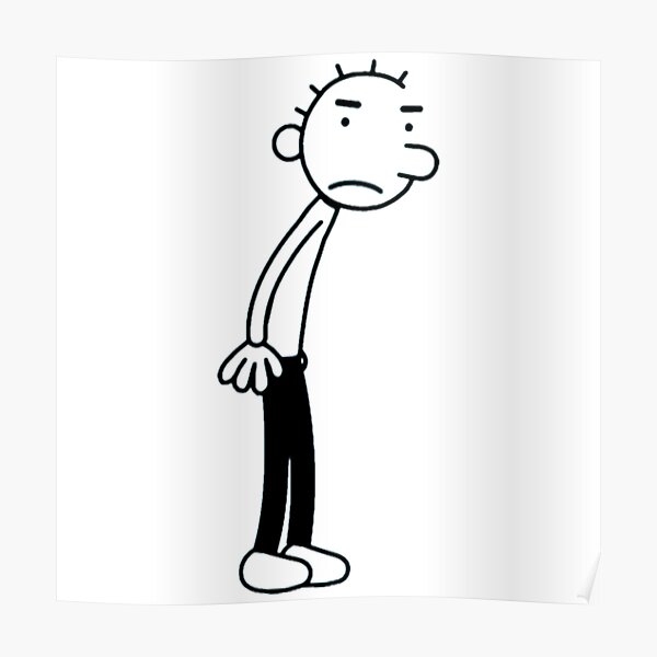 "rodrick heffley book version" Poster for Sale by Juliianna | Redbubble