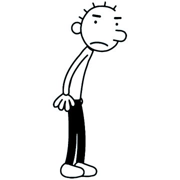 "rodrick heffley book version" Sticker for Sale by Juliianna | Redbubble
