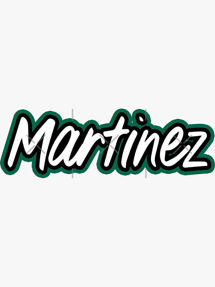 "Martinez" Sticker for Sale by NicholasForbes | Redbubble