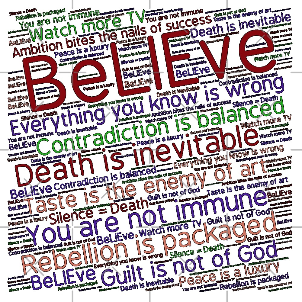 "u2 sentences believe" by clad63 | Redbubble