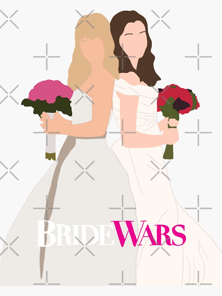 "Bride Wars Movie Poster Art" Sticker for Sale by ReganM348 | Redbubble