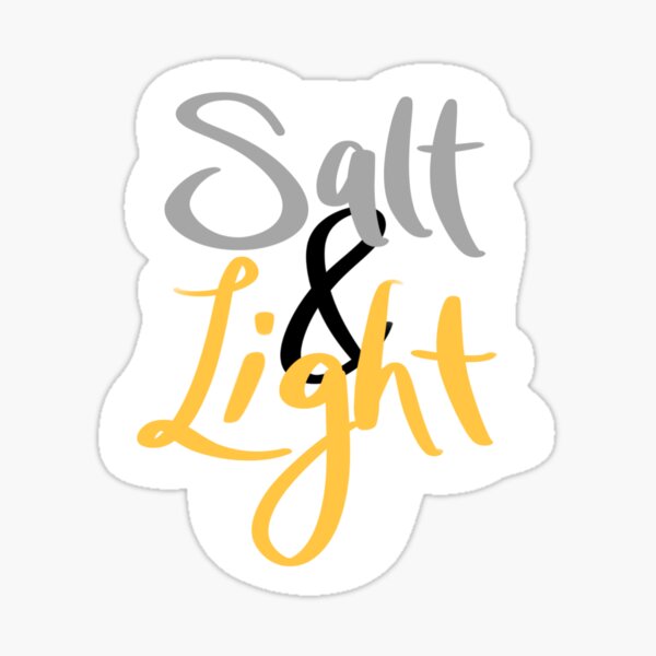 "Salt and Light" Sticker by kangxminji | Redbubble