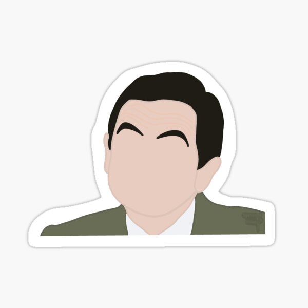 "MR Bean" Sticker von DoodlesByCloudy | Redbubble