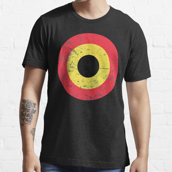 "Belgium Flag Air Force Roundel " T-shirt for Sale by quark | Redbubble ...
