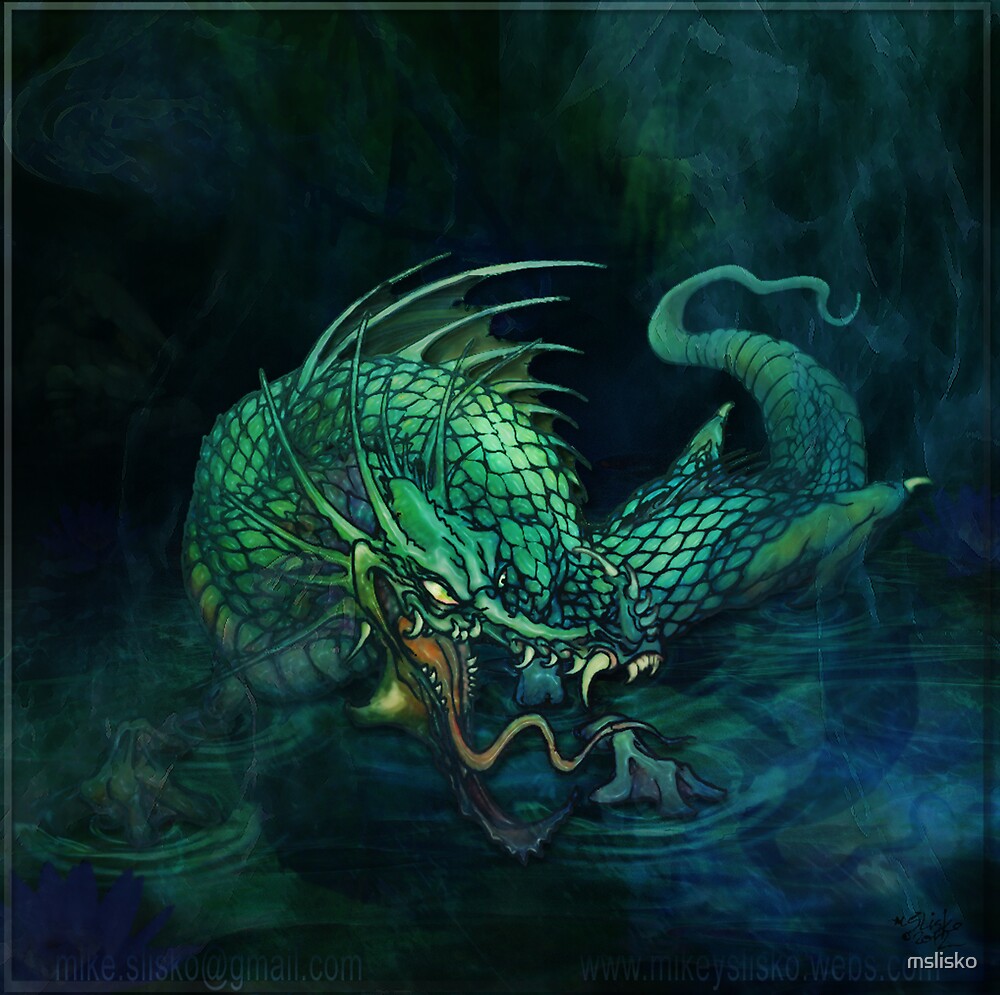 "swamp dragon" by mslisko | Redbubble