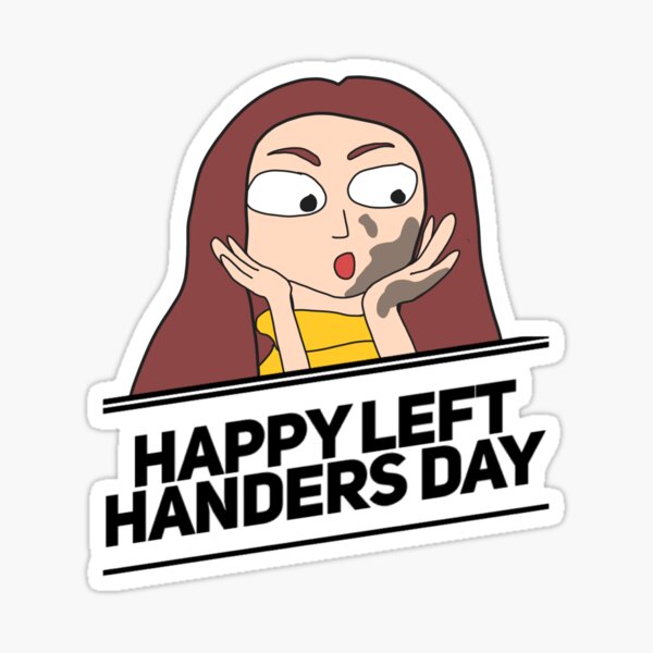 "Cute Girl Dirty Left Handed Hand" Sticker by somebasic | Redbubble