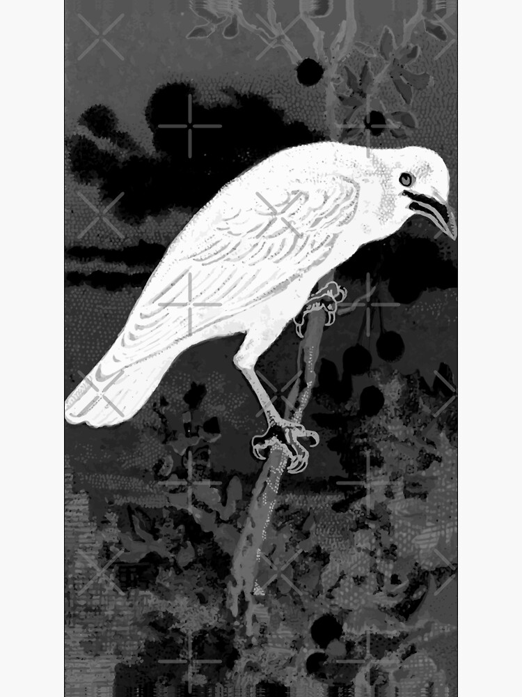 "Mr John Crow" Sticker by LightInTheDark | Redbubble