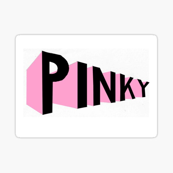 "Pinky" Sticker for Sale by tranii | Redbubble