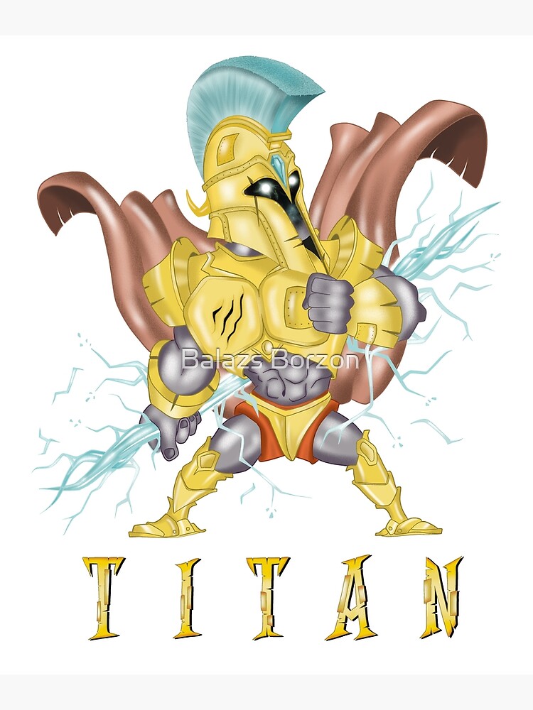 " Titan Gladiator Character" Art Print for Sale by BorzonArt2020 ...