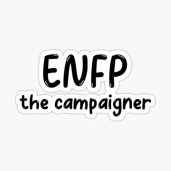 "ENFP Personality Type (MBTI)" Sticker for Sale by cjcpod | Redbubble