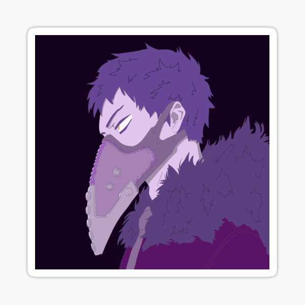"My Hero Academia Purple Overhaul" Sticker for Sale by fandomtrashcory ...