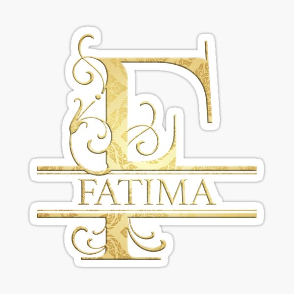 Fatima Name Stickers | Redbubble