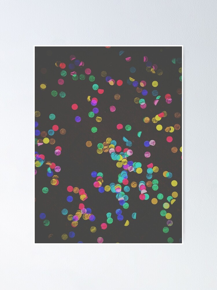 "Confetti" Poster for Sale by Keesing | Redbubble