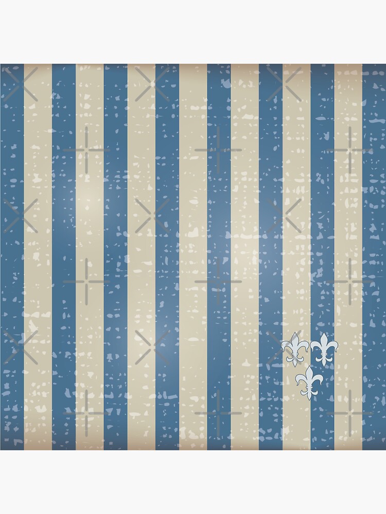 "Blue stripes - Temeria" Sticker for Sale by dashamoony | Redbubble