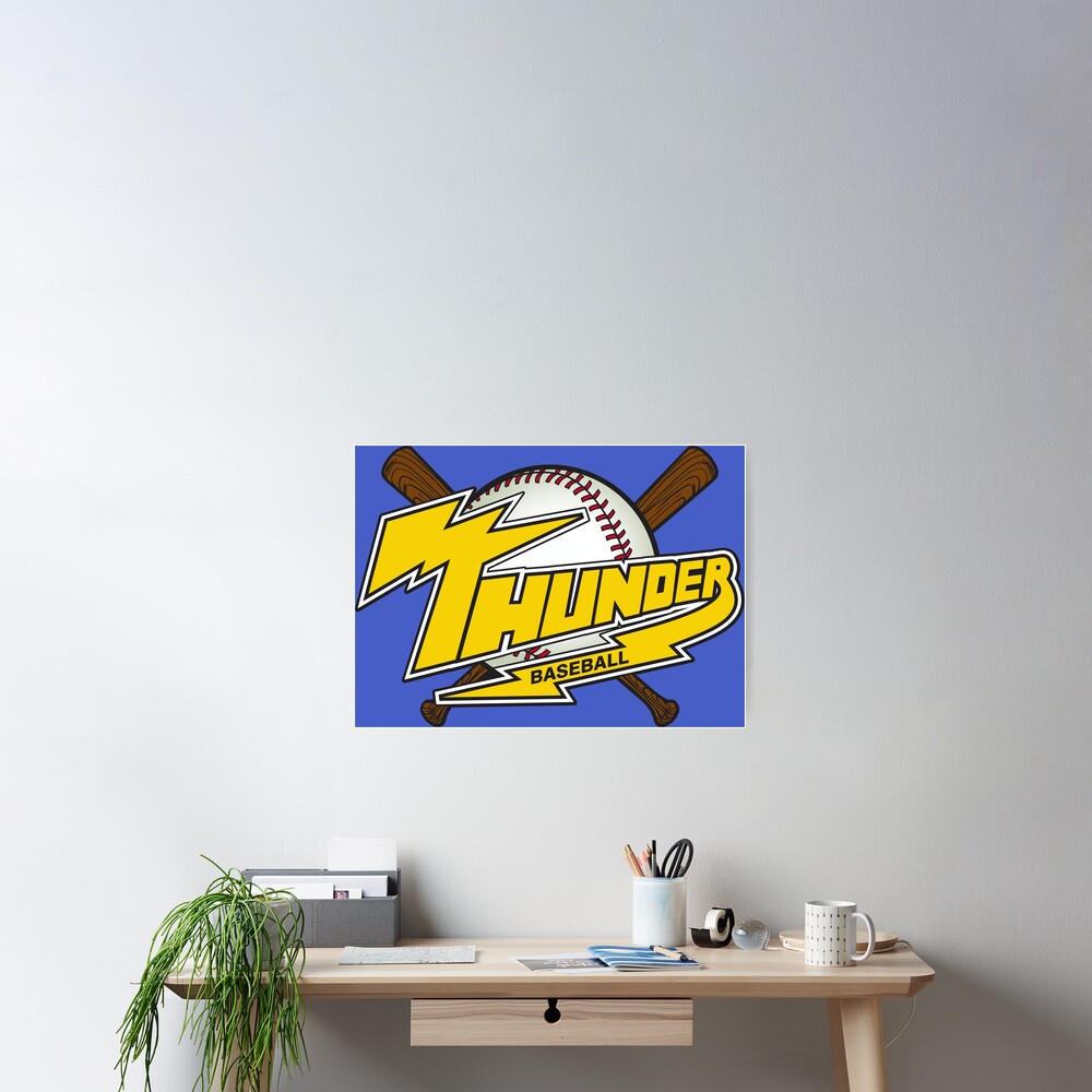 "Thunder Baseball Team Logo" Poster by DavidAyala | Redbubble