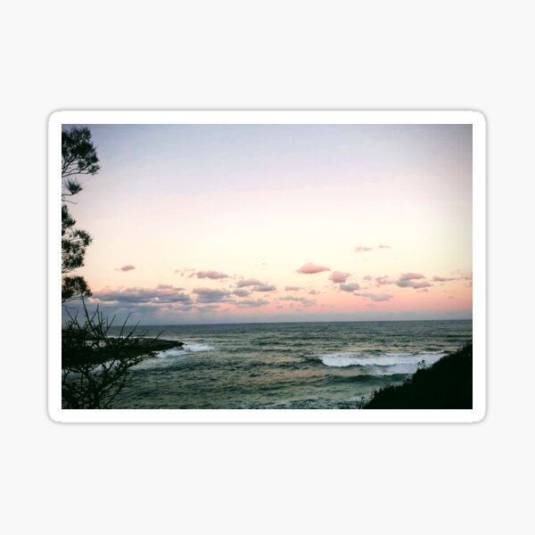 "Ocean Sunset in Australia" Sticker for Sale by arb95 | Redbubble