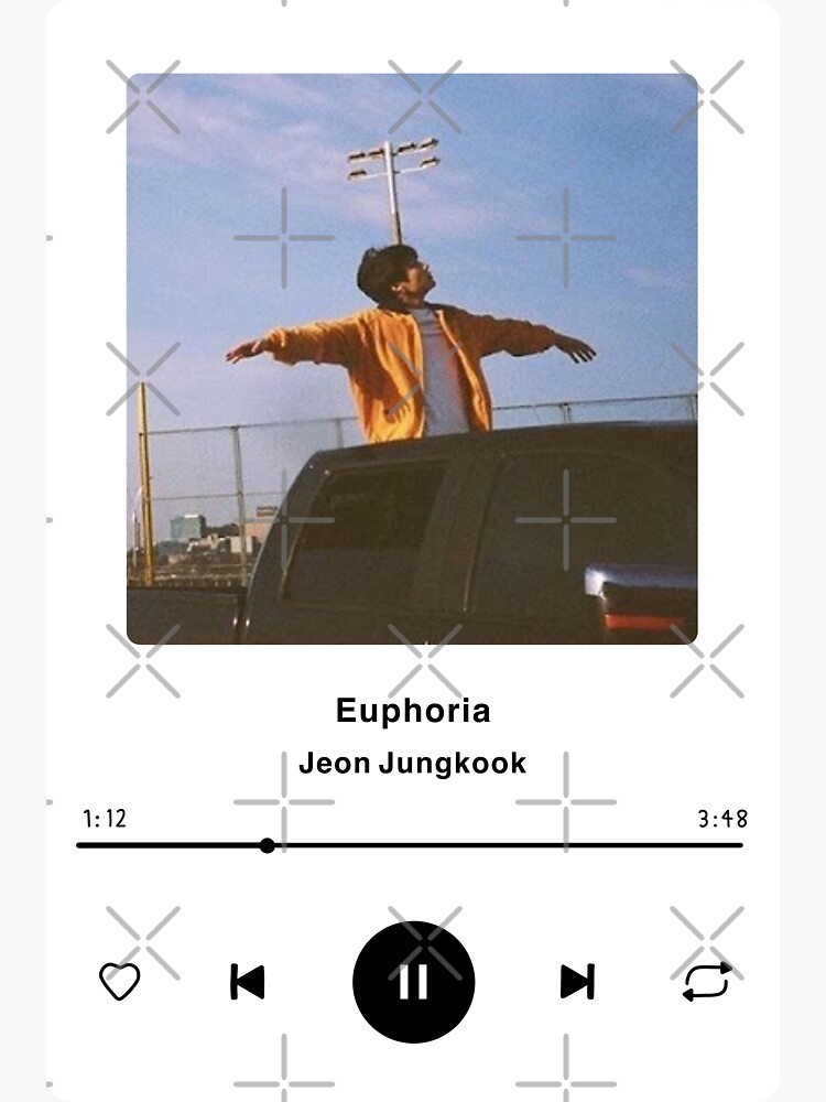 "Euphoria Spotify play " Sticker for Sale by gummieturtle | Redbubble