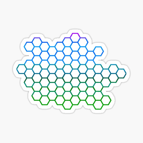"Honeycomb RGB" Sticker for Sale by lois7eunice | Redbubble