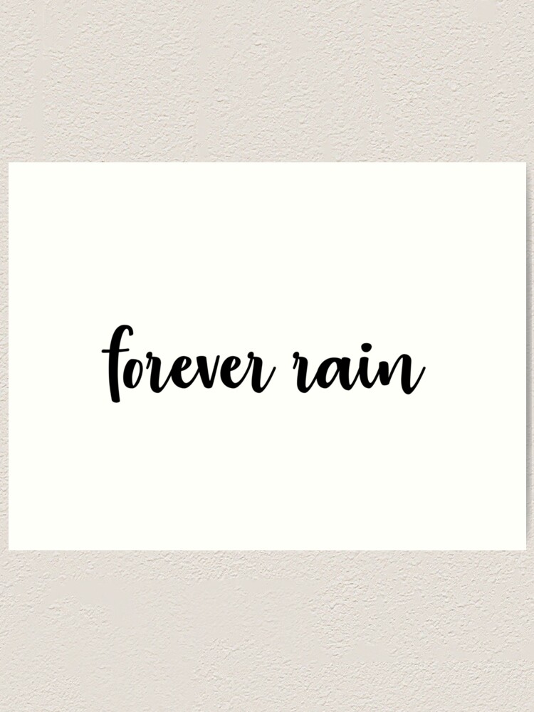 "BTS - RM Forever Rain" Art Print by banqau | Redbubble