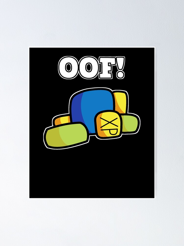 "Robl0x OOF Noob Dank Meme Hand Drawn Robl0x -" Poster by gaetanijonah ...