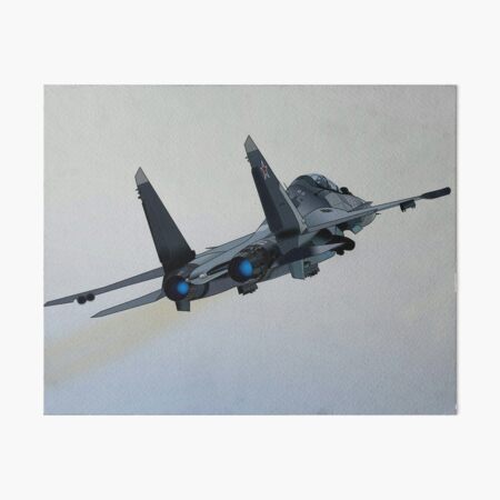 "Sukhoi Su-57 Flanker" Art Board Print by NYCSt | Redbubble
